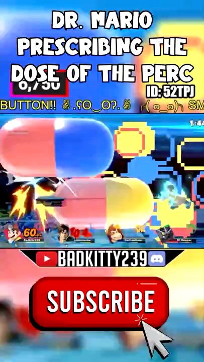 Dr. Mario prescribing the dose of the perc😎 #ssbu #shorts #fyp #viral # ...