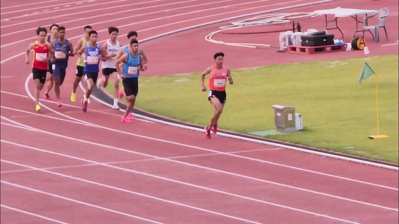 1500m 남자/ 일본 우승/ 제20회 예천아시아 U20육상경기선수권대회 - YouTube