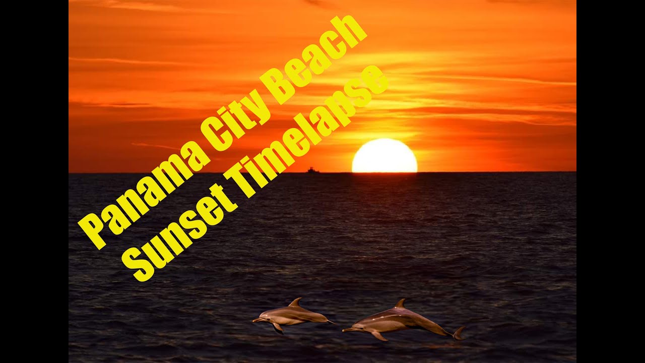 Panama City Beach Florida. Sunset timelapse - YouTube