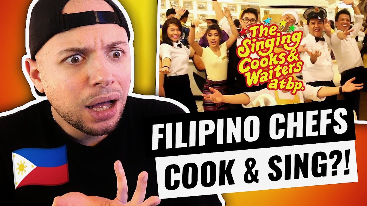 FILIPINO SINGING COOKS & WAITERS! HONEST REACTION - YouTube