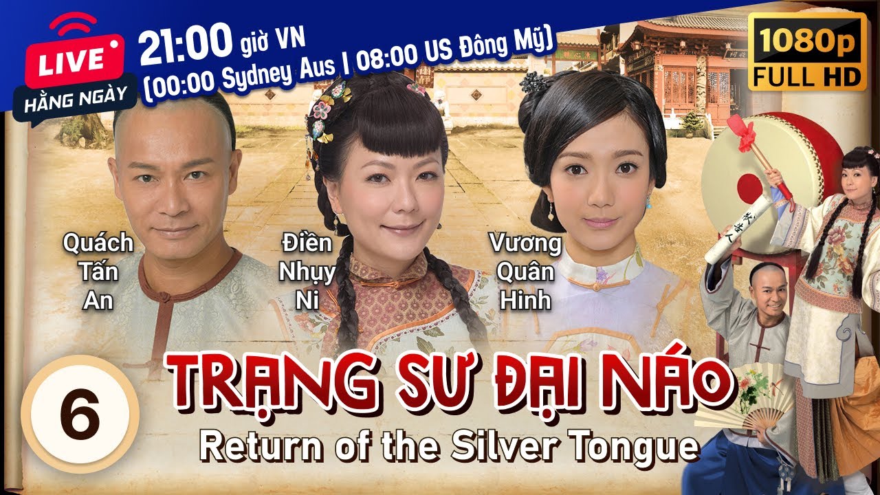 TVB Trạng Sư Đại Náo tập 6/25 | tiếng Việt | Quách Tấn An, Điền Nhụy Ni | TVB 2014 - YouTube