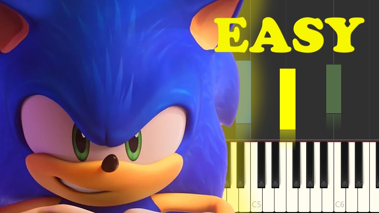 Sonic Prime Theme Song Piano Tutorial - YouTube