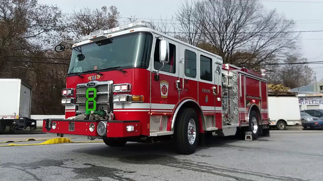 BCFD *NEW* Engine 8 Operating on Box Alarm 30-50 - YouTube