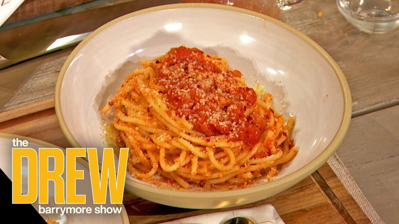 Chef Pilar Valdes and Drew Cook Delicious Amatriciana Pasta by Marcella ...