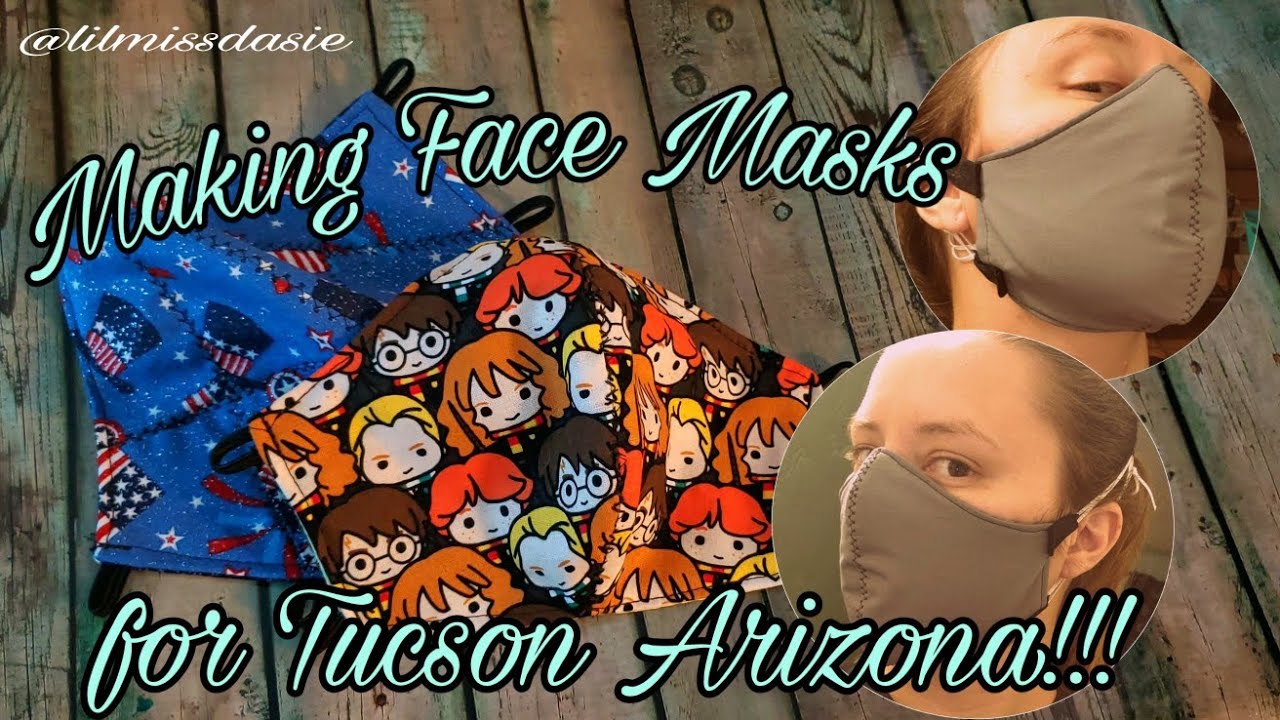 Making face masks for Tucson Arizona!! - YouTube