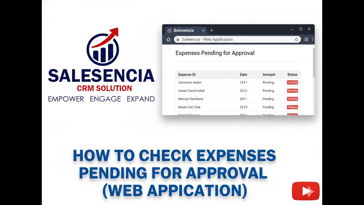 How to Check Expenses Pending for Approval in Salesencia (Web ...