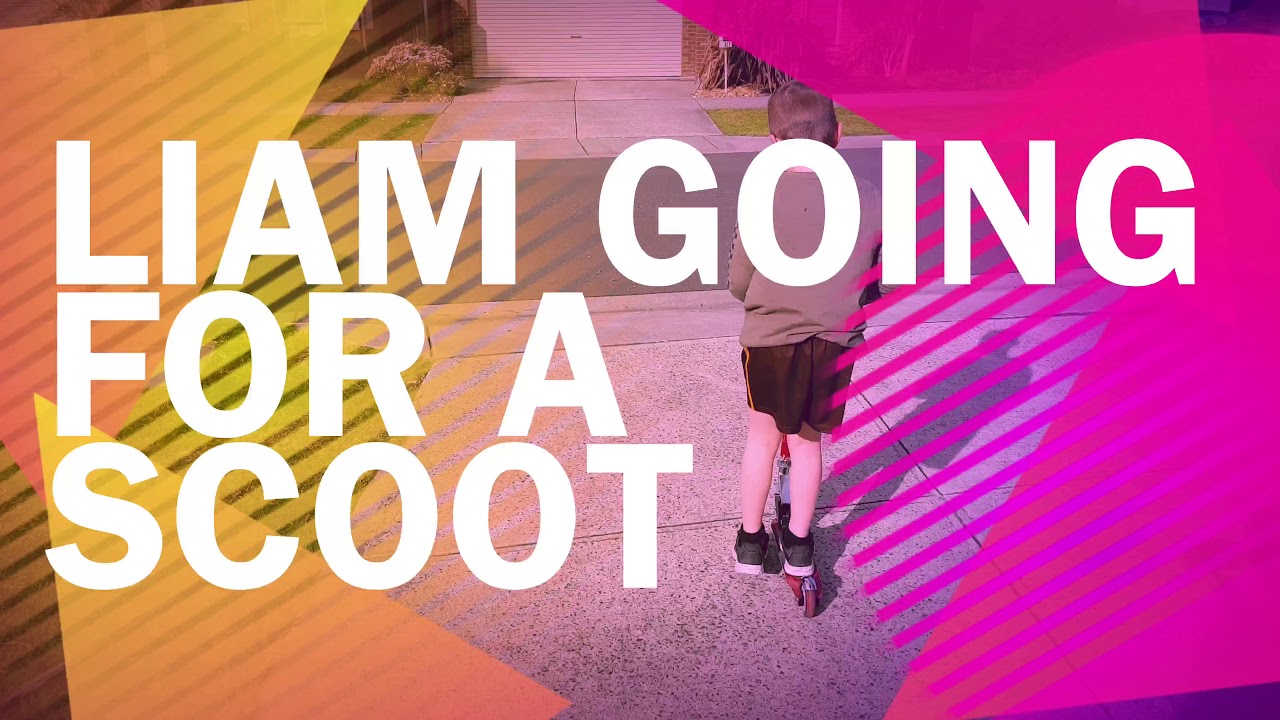 Liam Going for a Scoot - YouTube