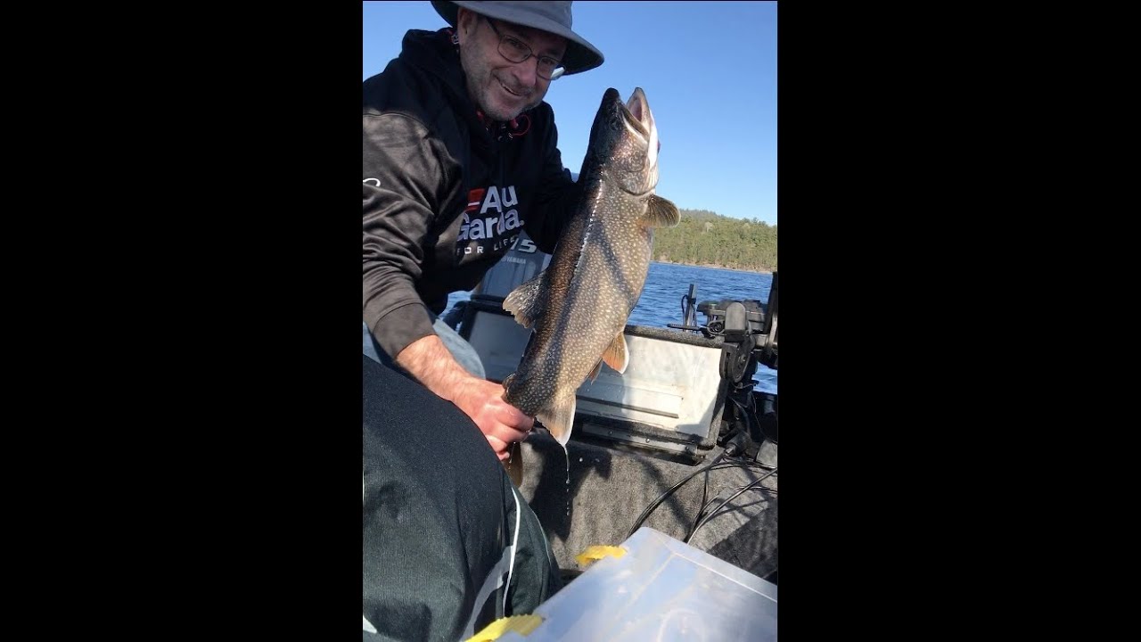 8 pound 9 ounce lake trout - YouTube