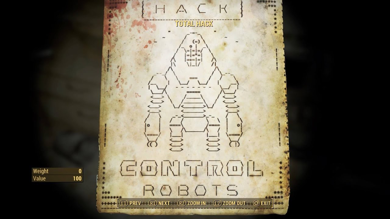 Fallout 4 magazine_Total Hack control robots - YouTube