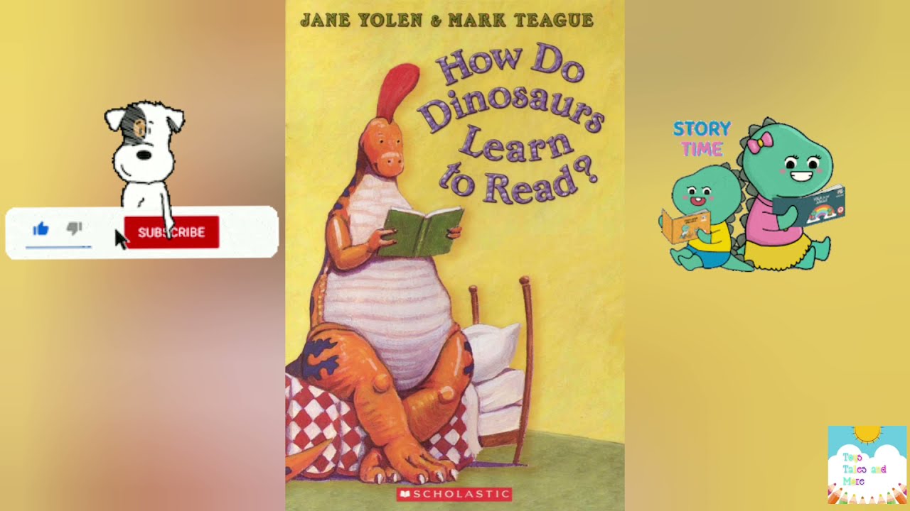 How do Dinosaurs Learn to read ? | Read aloud book for kids - YouTube