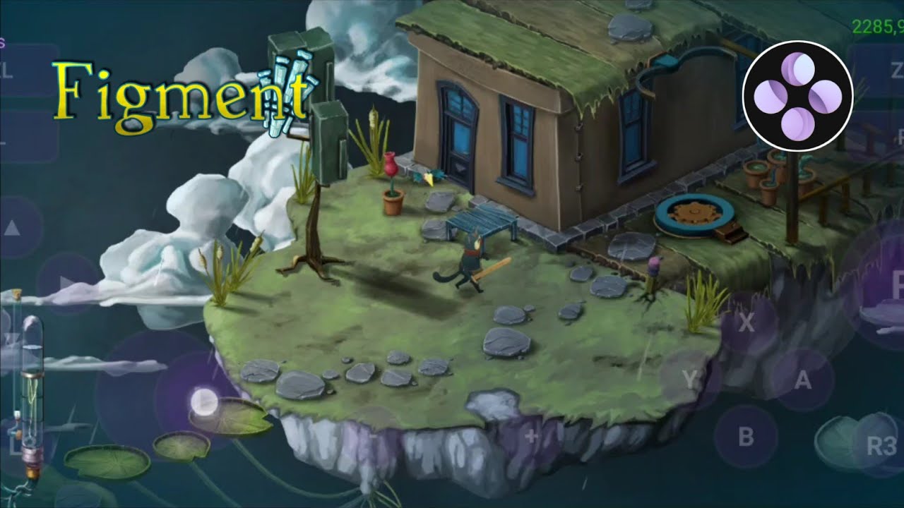 Figment (Switch) Skyline Purple Emulator Android v265 Game Test - YouTube