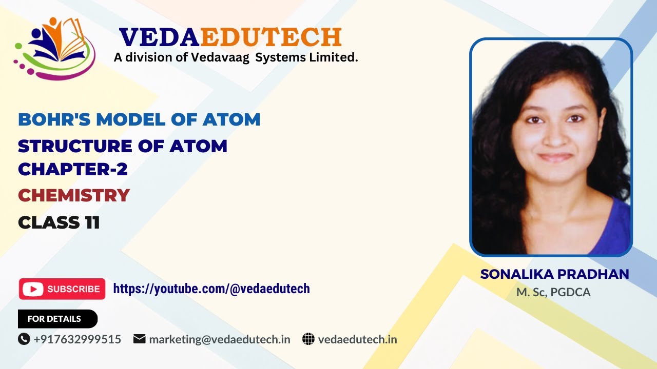 Bohrs Model Of Atom Structure Of Atom Chemistry Class11 Trending Vedaedutechclass11
