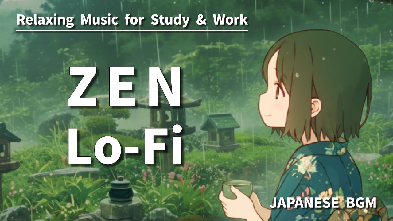 Zen Lo-Fi Rain | Japanese Garden Ambience for Study & Relaxation - YouTube