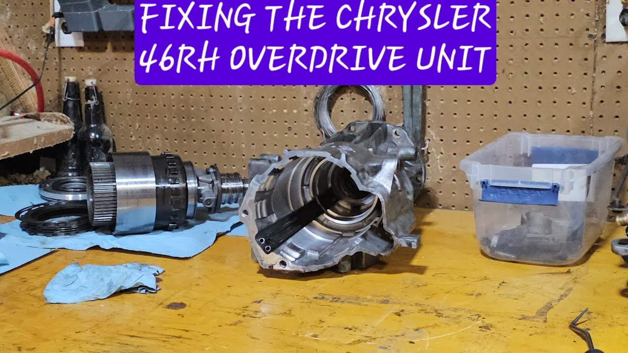 Chrysler 46RH transmission hydraulic tube's and ring thingy removal ...