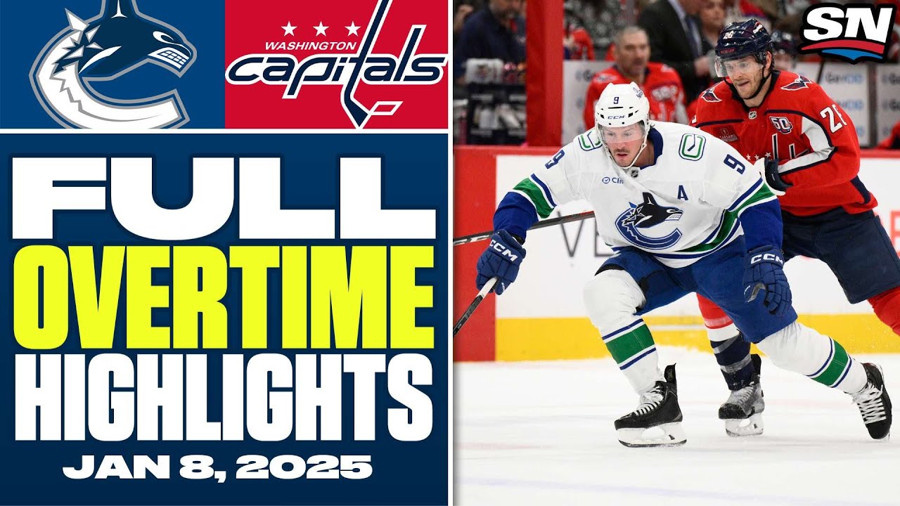 Vancouver Canucks at Washington Capitals | FULL Overtime Highlights ...
