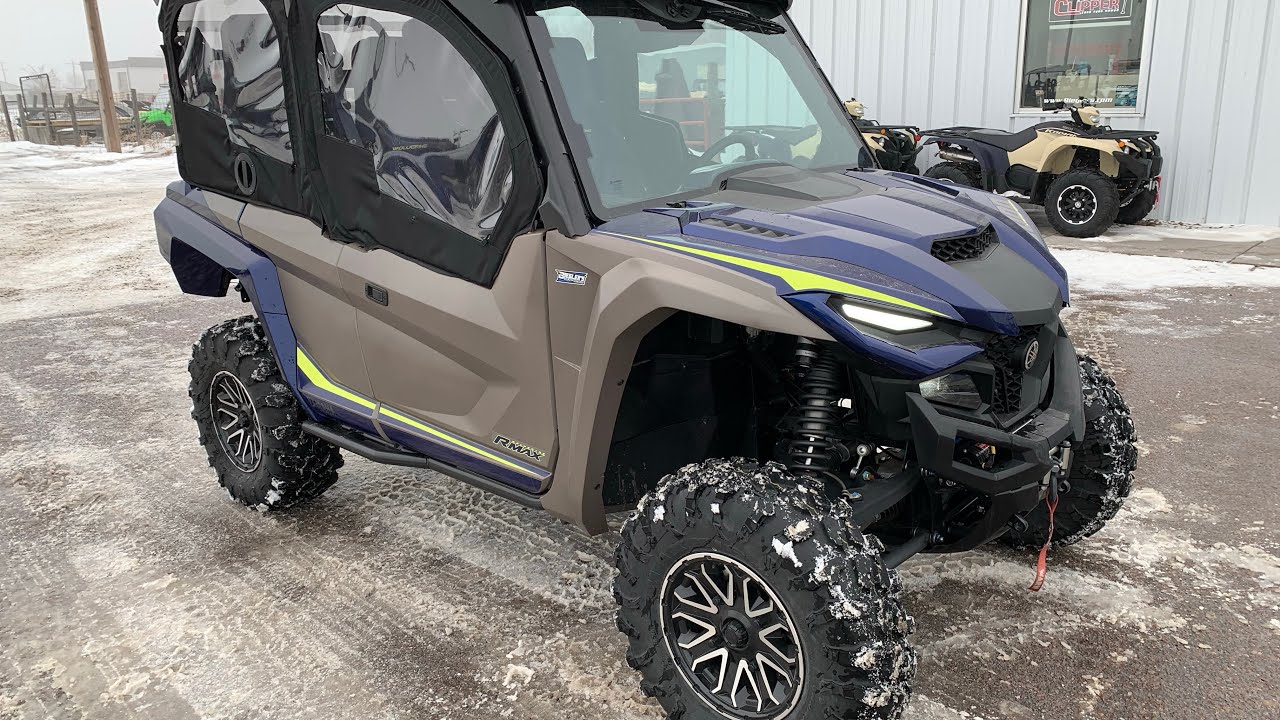 2023 Yamaha Wolverine RMax4 LE with a Ryco Street kit, Heater and spike ...