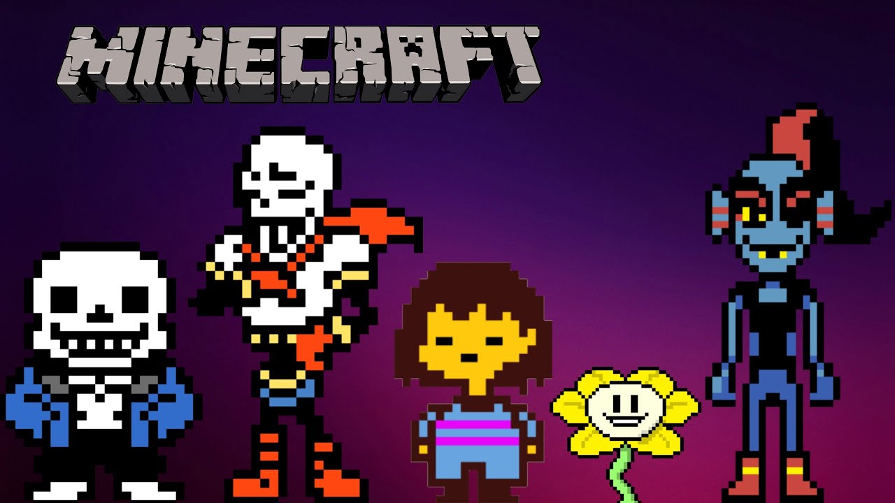 Minecraft - Undertale art - YouTube
