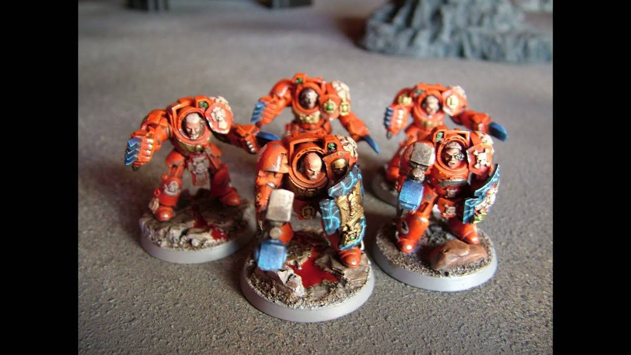 Warhammer 40k Black Rage # 3 Blood Angels terminator Squad - Assault ...