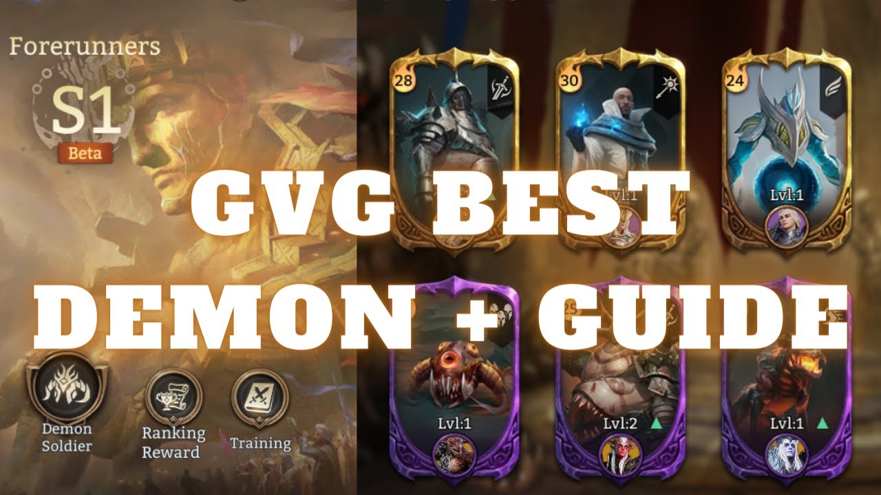 Watcher of Realms GVG Best Demon Soldier and Guide! - YouTube