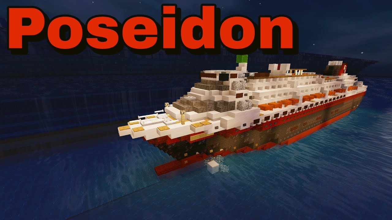 MS Poseidon (2006) (Ocean Liner/Cruise Ship) | Minecraft Tutorial | 1:5 ...