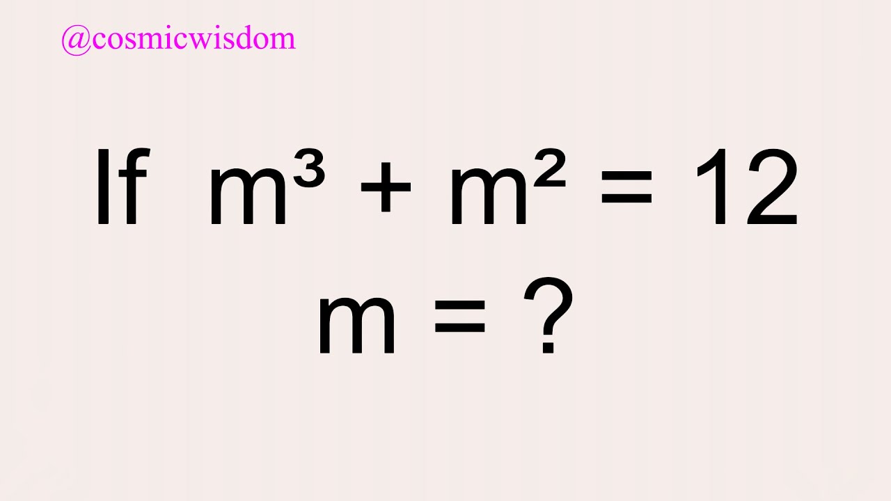 Olympiad Mathematics | Equation Solving | You should use this trick 奥数 ...