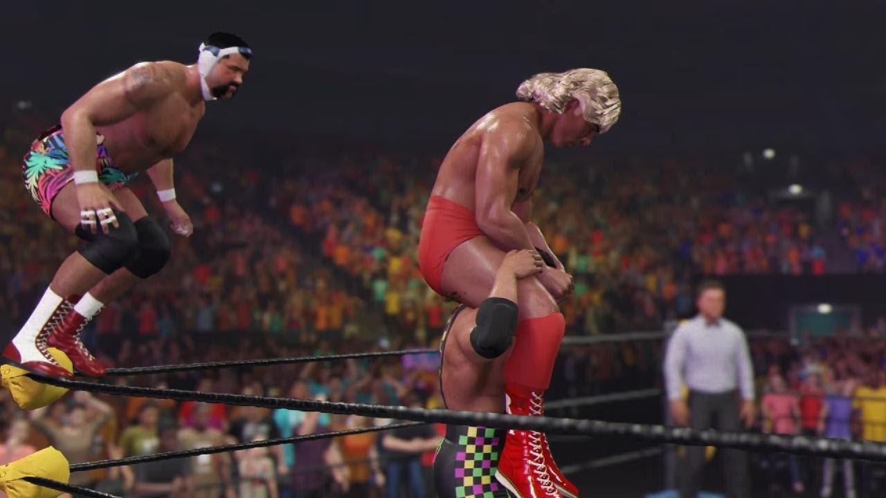 Arn Anderson & Ric Flair vs. The Steiner Brothers!!!! #wwe2k25 #wwe2k25 ...