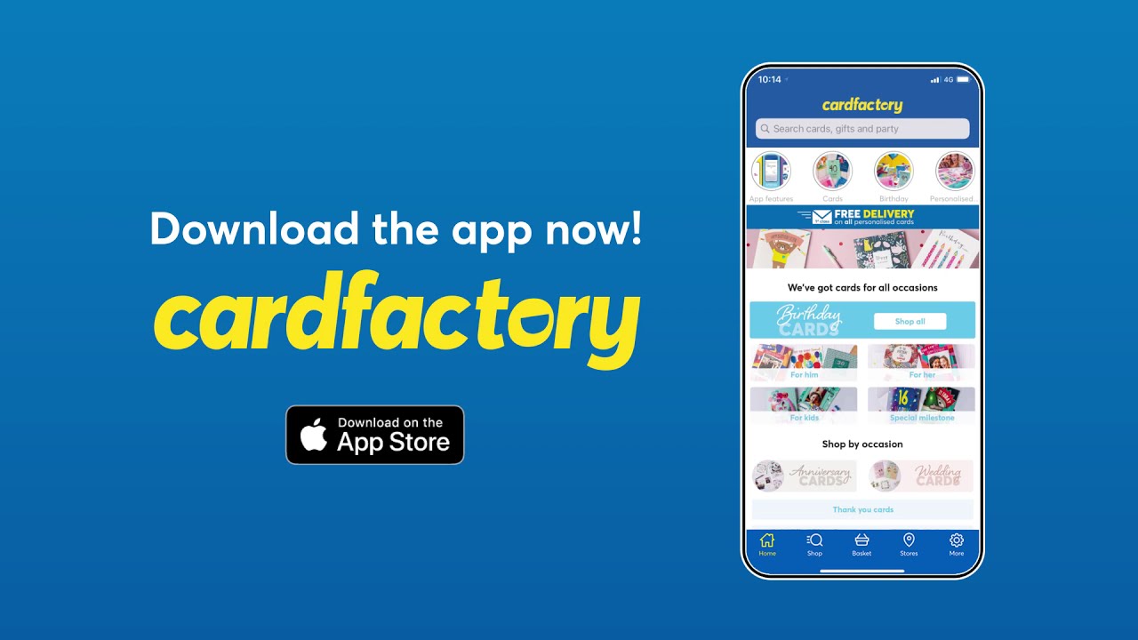 Card Factory introduces new app. Happy Days - YouTube