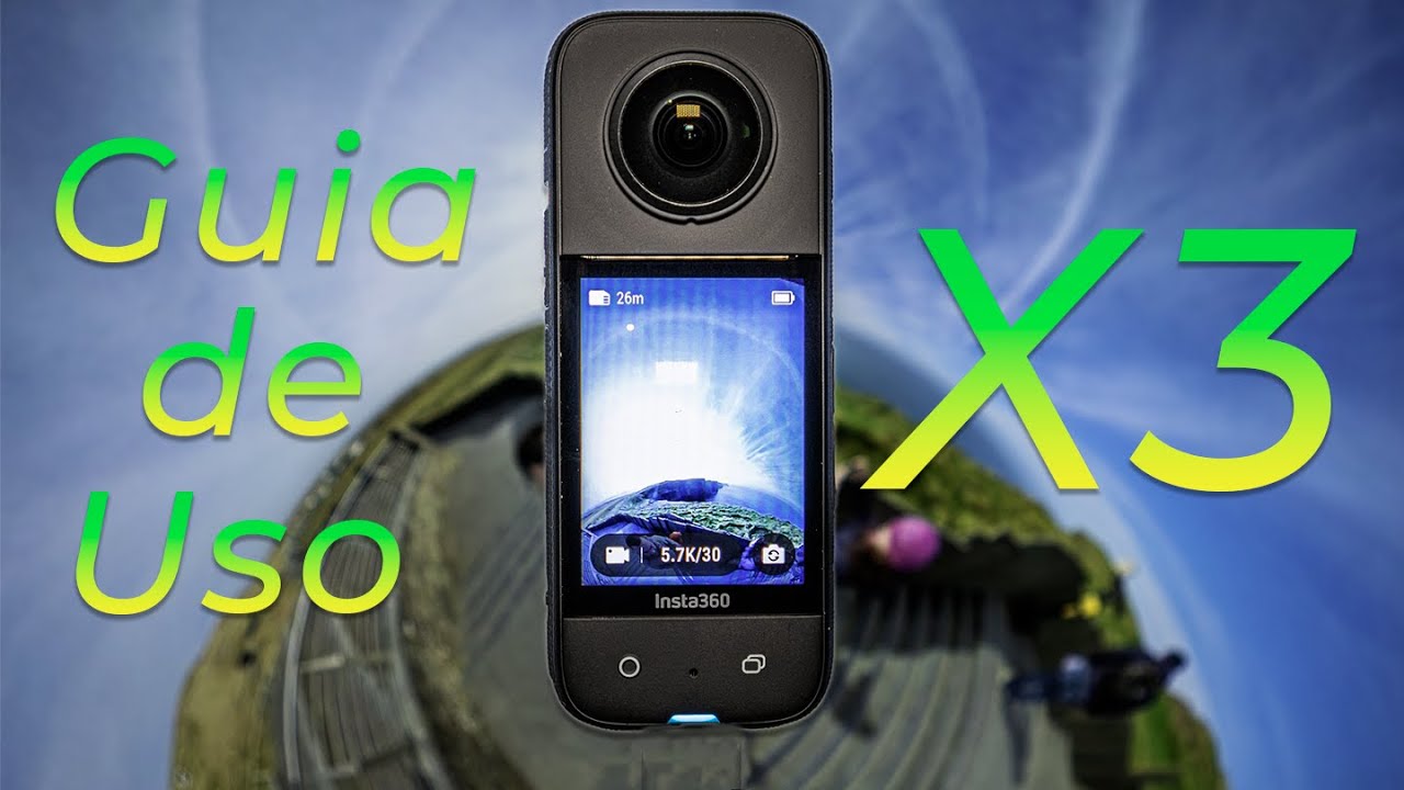 INSTA360 X3 - Tutorial de Uso en ESPAÑOL - YouTube