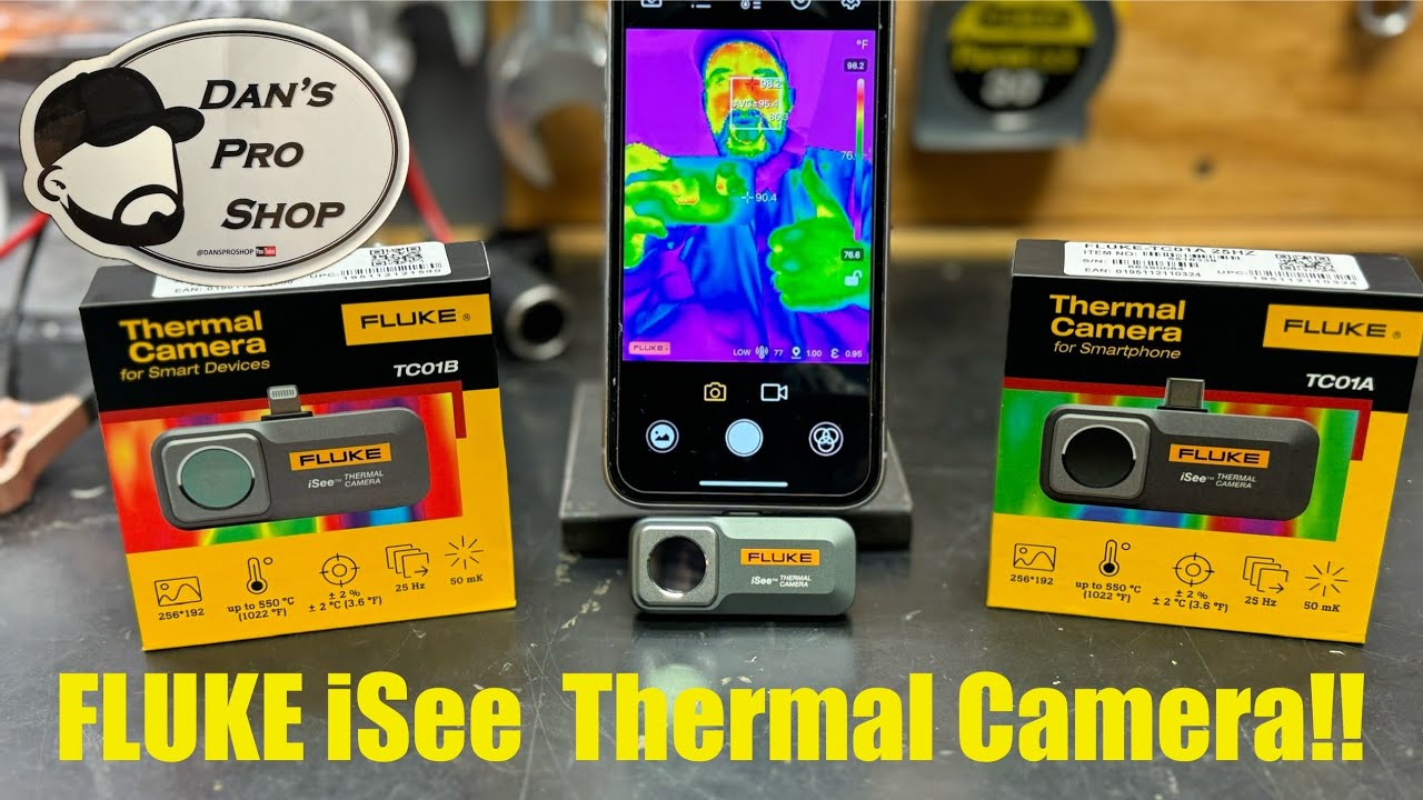Fluke iSee Mobile Thermal Camera, full review and function! - YouTube
