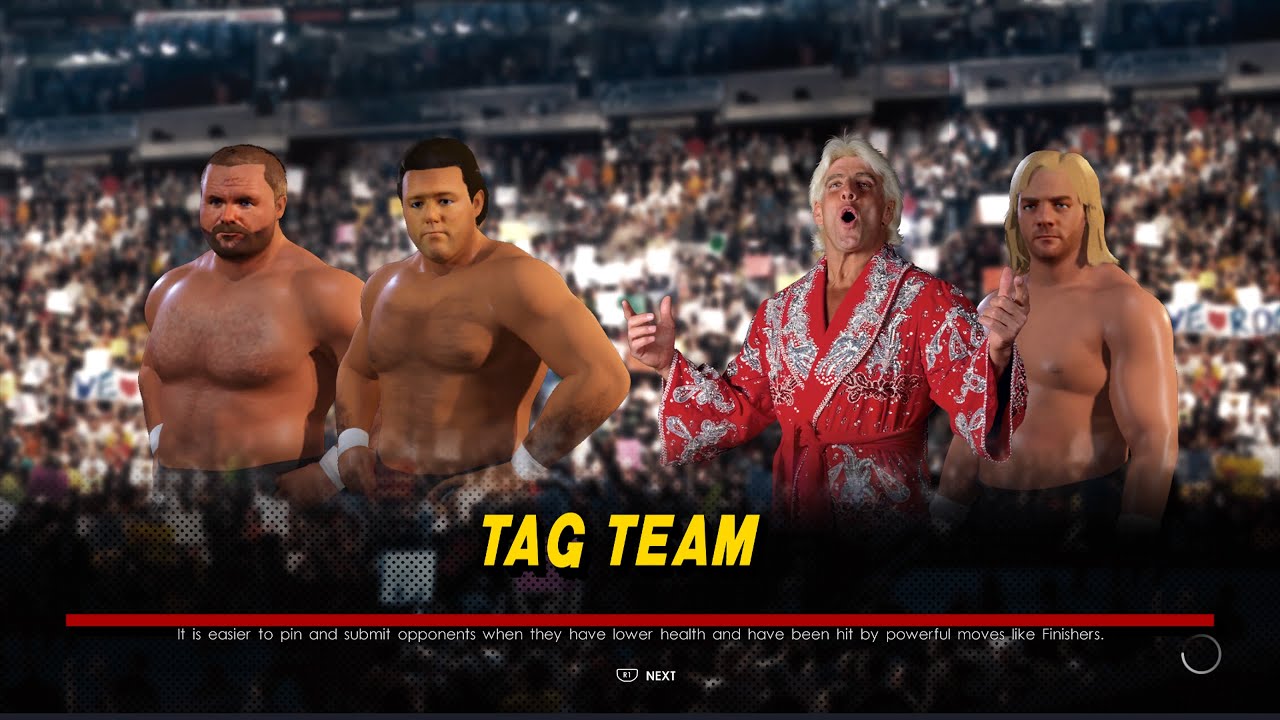 Finals Match- Arn Anderson and Tully Blanchard Vs Ric Flair and Barry ...