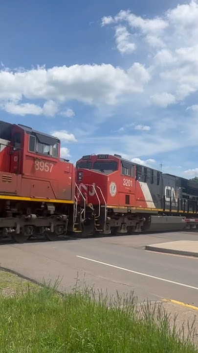 CN 3284 Southbound M344 Manifest with Two SD70M’s trailing at Ladysmith, WI - YouTube
