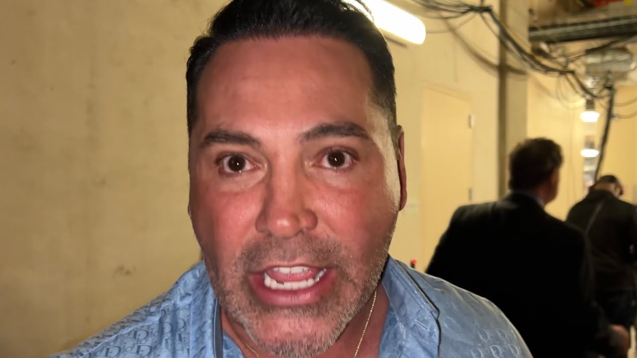 F*** THE HATERS! OSCAR DE LA HOYA SLAMS THE CRITICS FOR DAVIS VS RYAN POST PRESS CONFERENCE ...