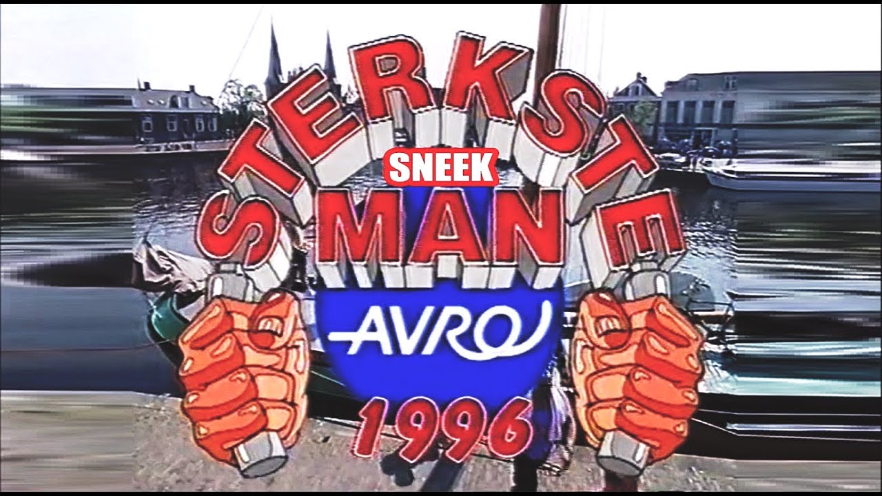 Sterkste man van Nederland 1996 in Sneek - YouTube