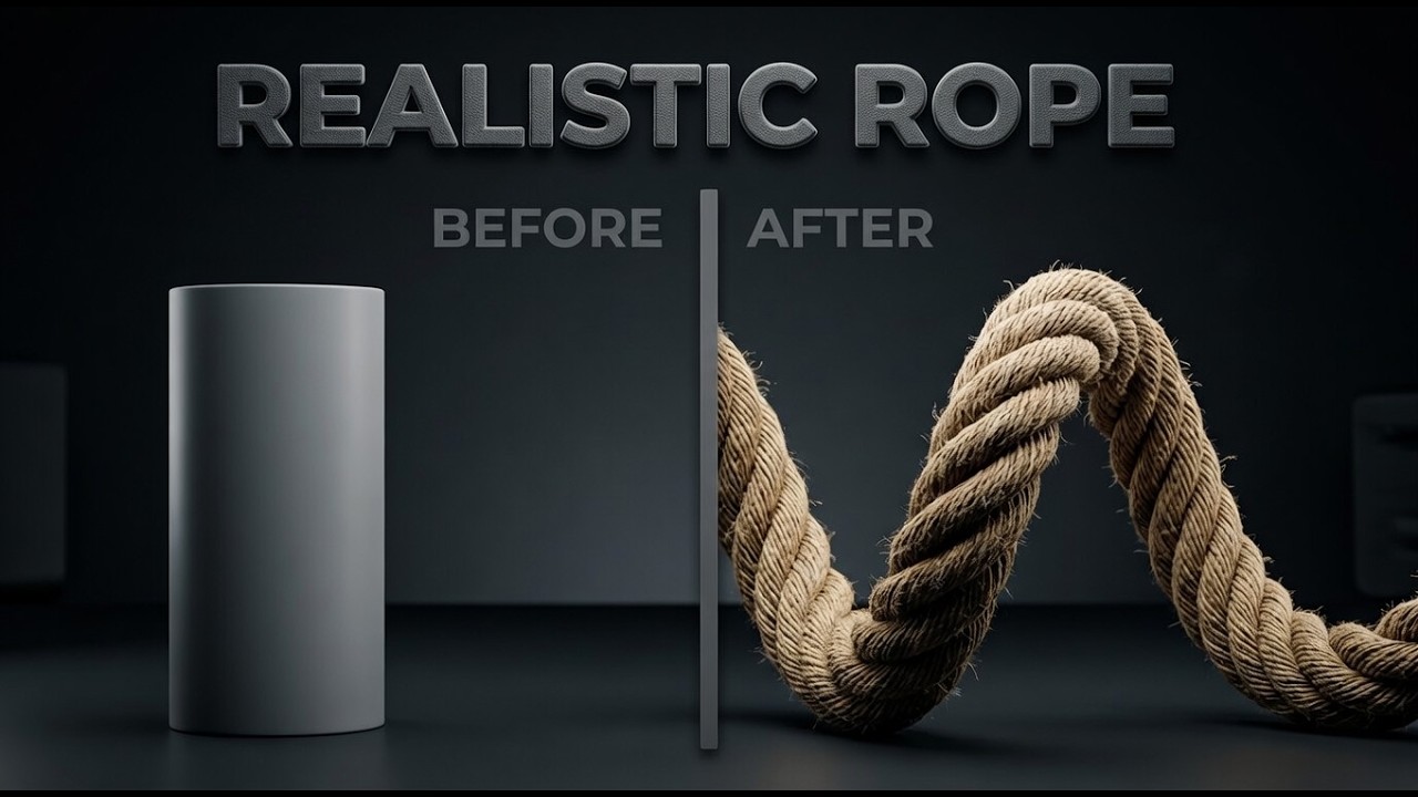 How to Make a Rope in Blender - YouTube