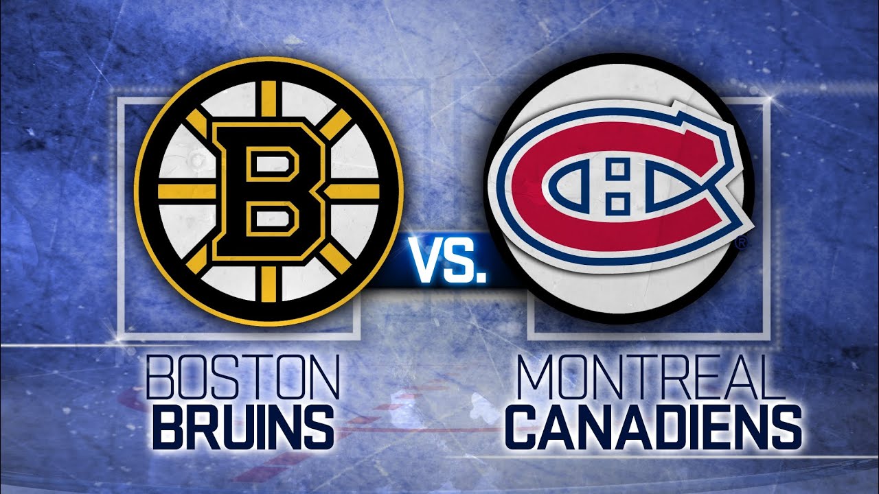 MACEACHERN CUP semi final... game 1. Boston Bruins @ Montreal Canadiens ...