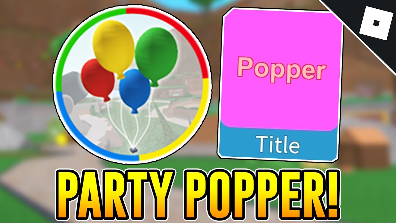 How to get the PARTY POPPER BADGE & POPPER TITLE in EPIC MINIGAMES ...