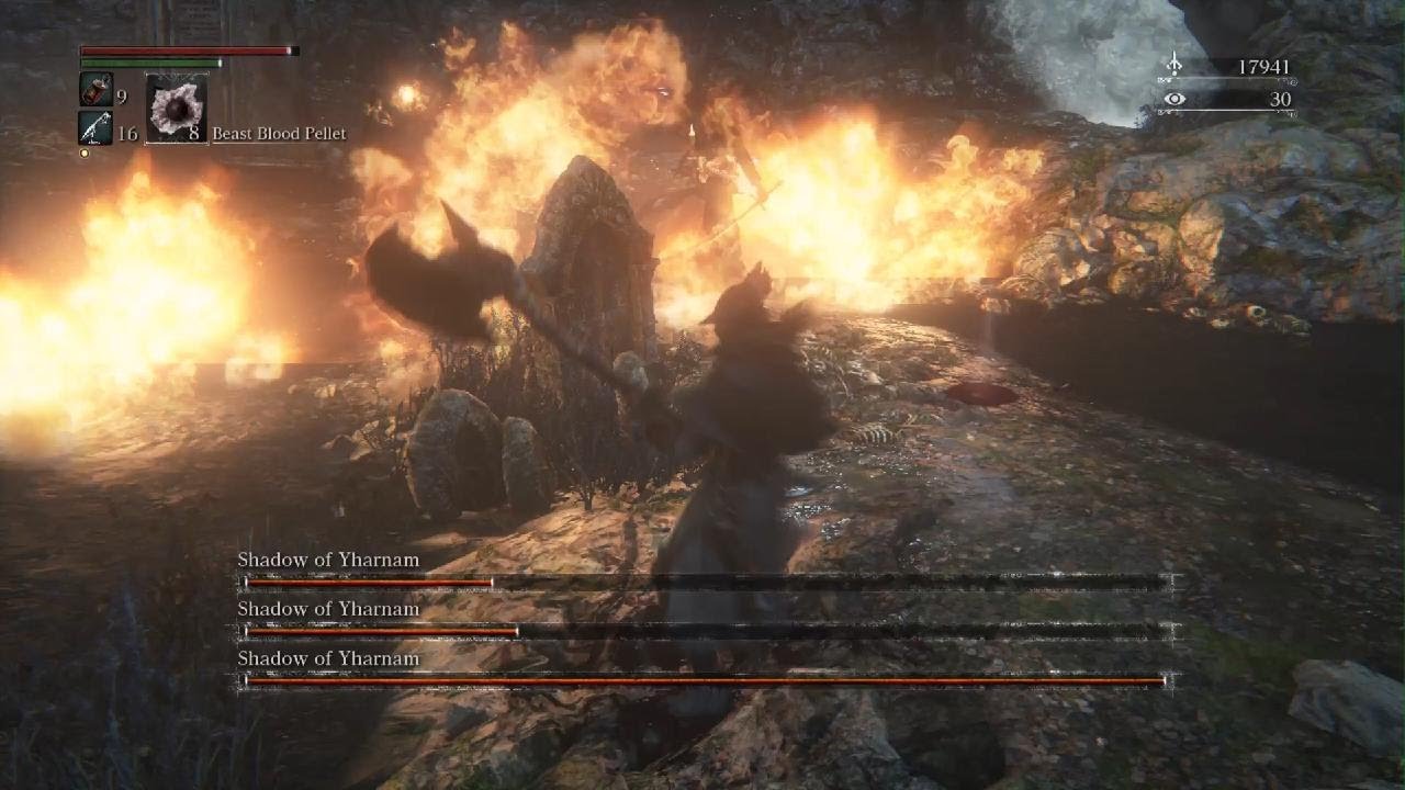 Bloodborne - Shadow of Yarnham - YouTube