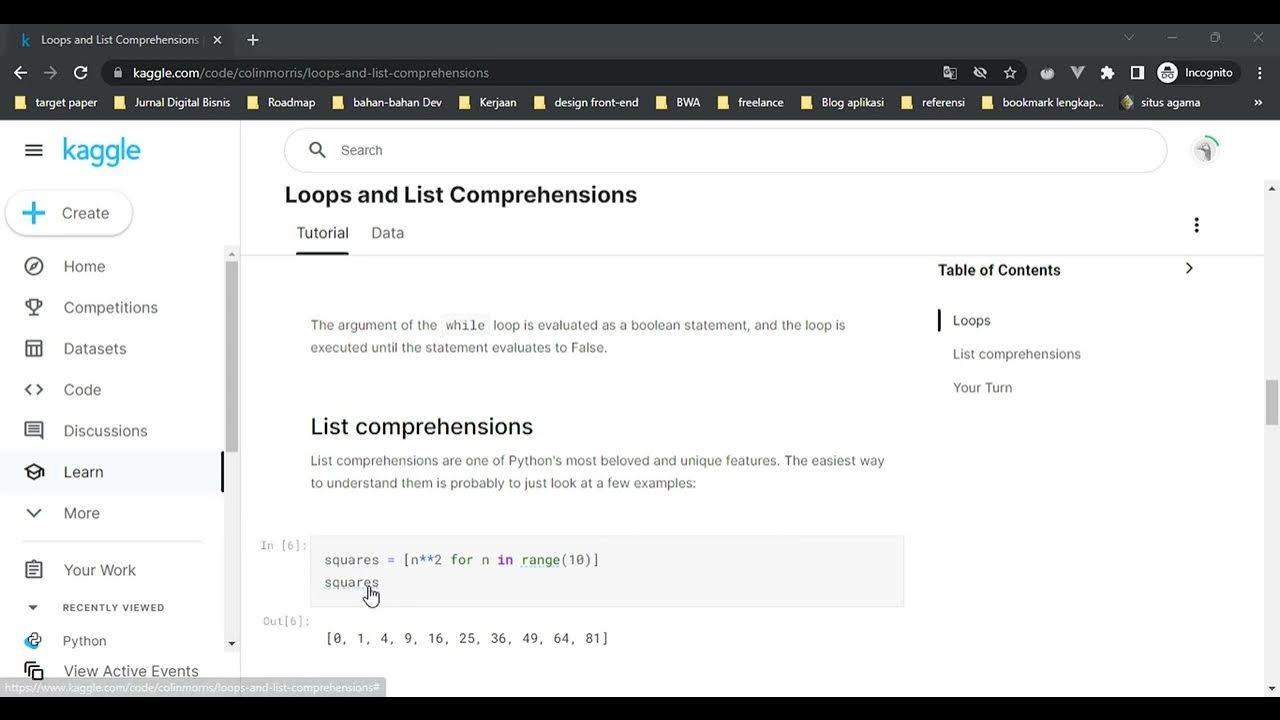 Loops and List Comprehensions python - YouTube