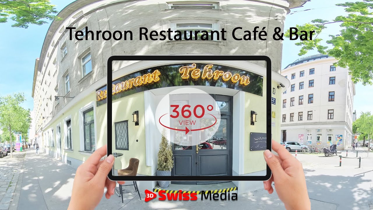 Tehroon Restaurant Café & Bar - 360 Virtual Tour Services - YouTube