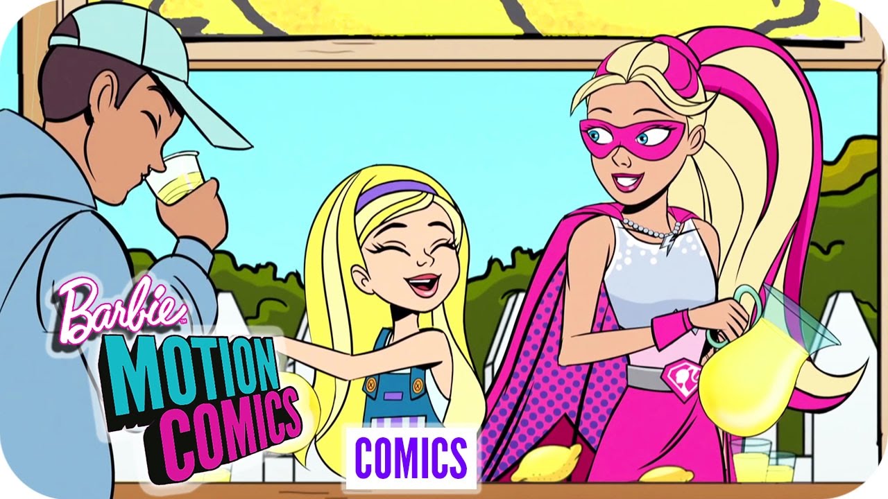 Si la vida te da limones… | Sé súper | Barbie™ Motion Comics | Episodio ...