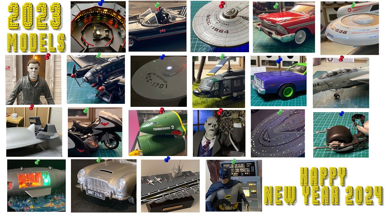 My Models of 2023: Happy New Year - YouTube