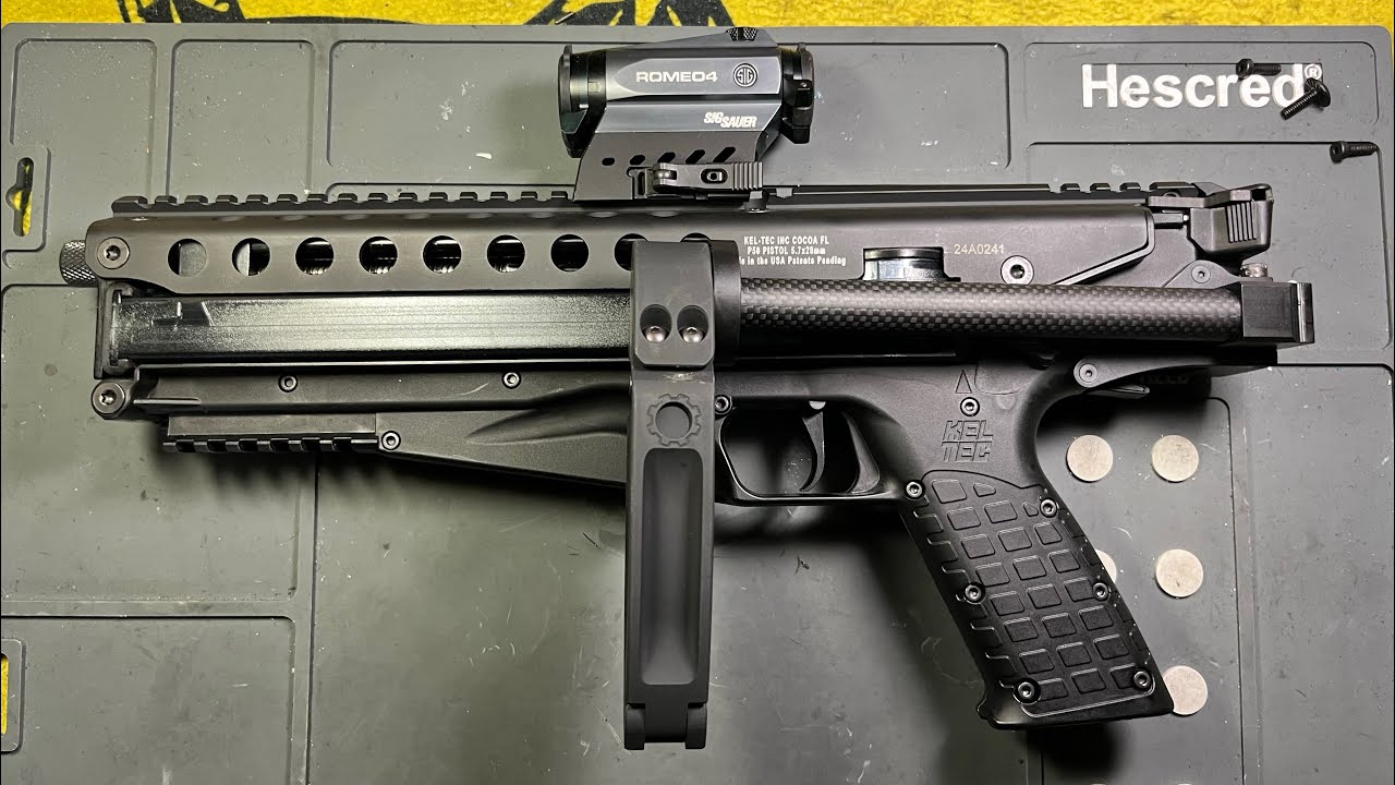 DIY: FarrowTech Keltec P50 Brace Adapter with Tailhook Mod1 install ...