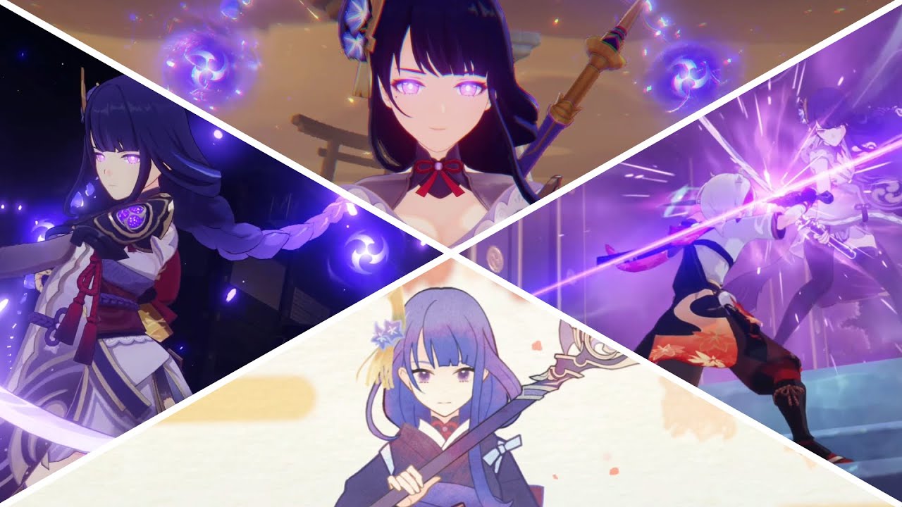 All Raiden Shogun Ei cutscene l Genshin Impact - YouTube