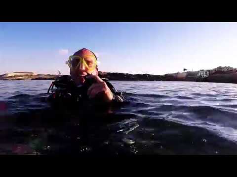 Scuba Diving Malta and Gozo Ta Fra Ben Pool at Qawra Point - YouTube