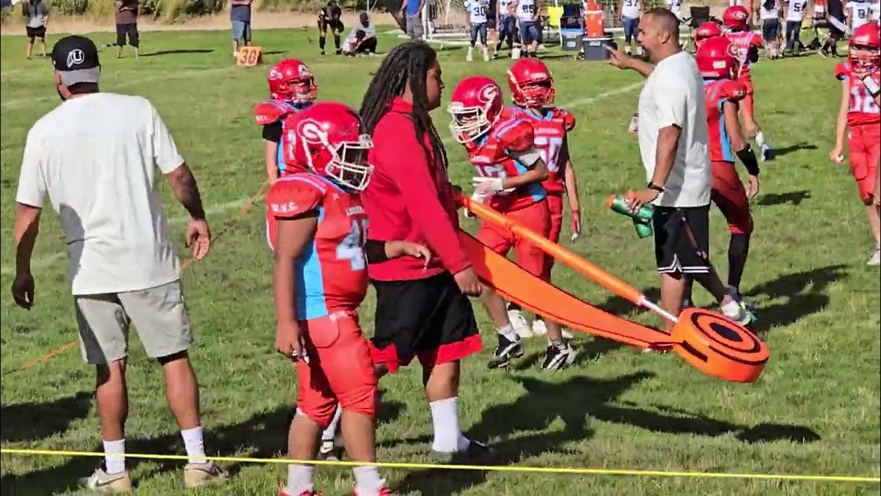 Levi's First real Football game part 1 - YouTube