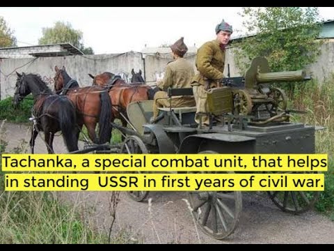 Tachanka facts and misconceptions about the machine gun cart during the Civil War of the former Tsar