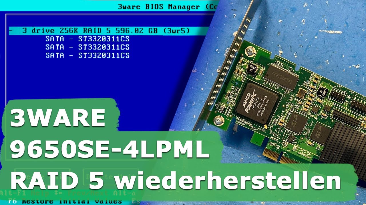 RAID-Array 3Ware 9650SE-4LPML-Controller Datenrettung: Ihre beste ...