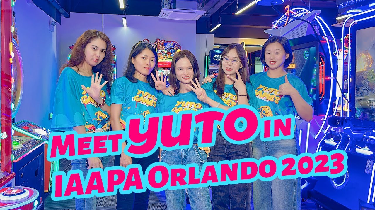 2023 IAAPA Orlando, YUTO GAMES coming !!!!!! - YouTube