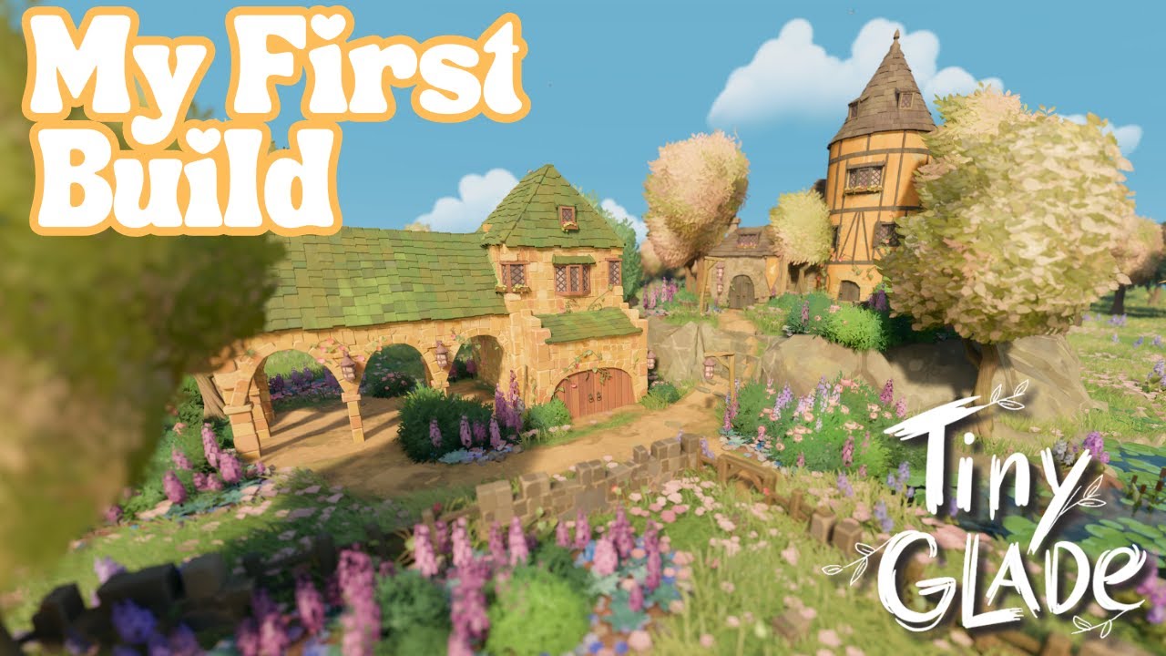 Cozy Cottagecore Home Build | Tiny Glade | Relaxing Build - YouTube