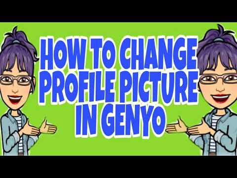How to change profile picture in Genyo - YouTube